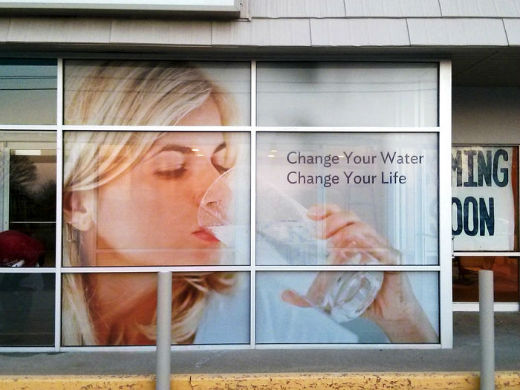 Wide Format Print Projects Custom Vinyl Window Clings JP Graphics Commercial Print Services