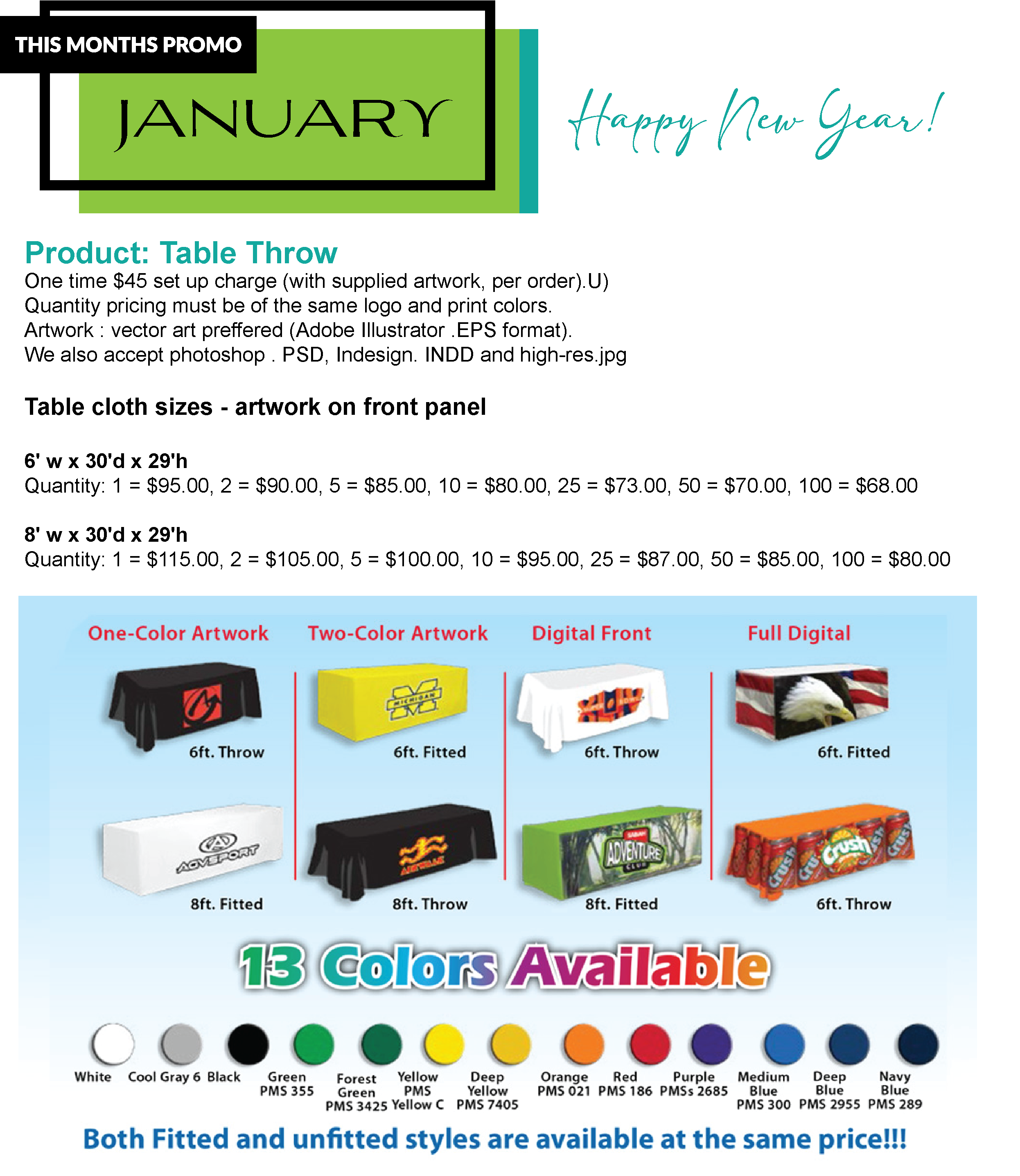 Promo of the Month | JP Graphics Commercial Print Services